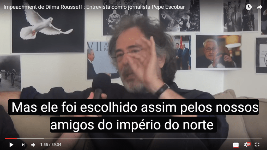 Em entrevista a TV Francesa, Pepe Escobar mostra envolvimento dos EUA ...